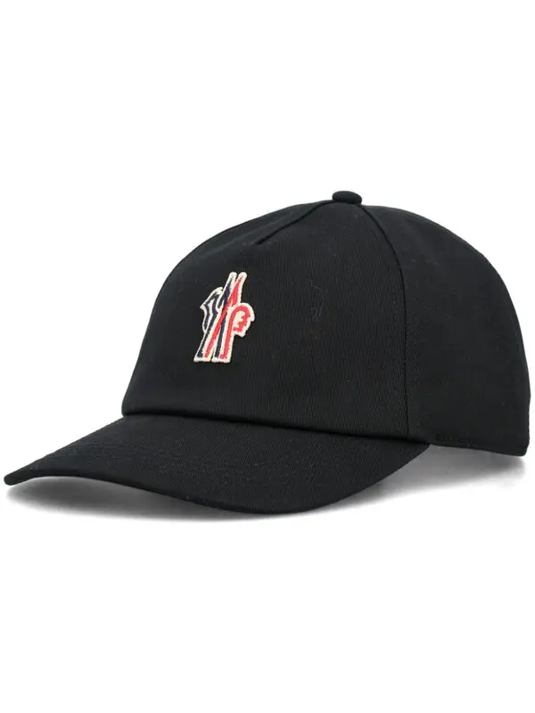 Moncler Embroidered Logo Baseball Cap - Black