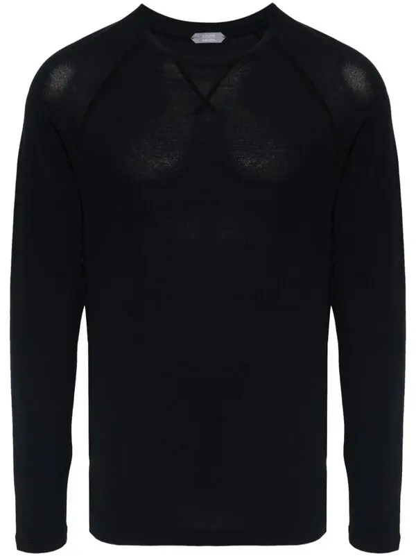 ZANONE Piqué-weave Cotton Jumper