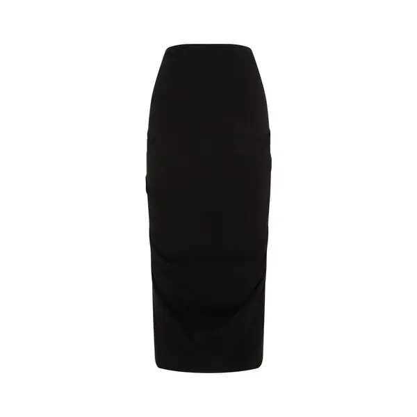 Dries Van Noten Wool Midi Skirt