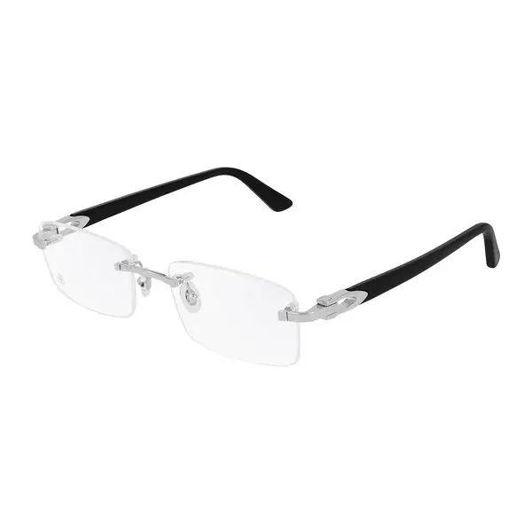 CARTIER Oval Eyeglasses - Silver