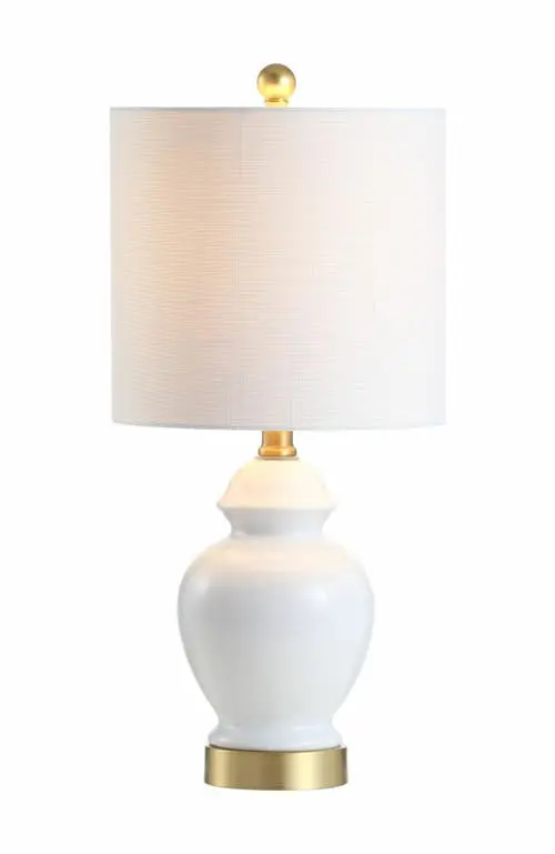 JONATHAN Y Perry Ceramic/metal Led Table Lamp