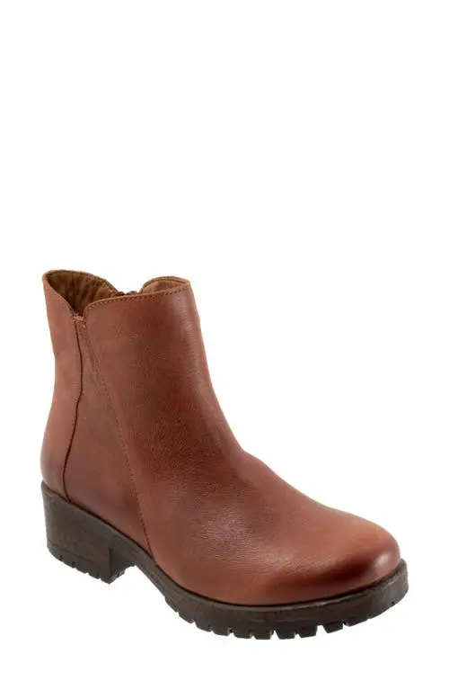 BUENO Fae Leather Bootie - Rust