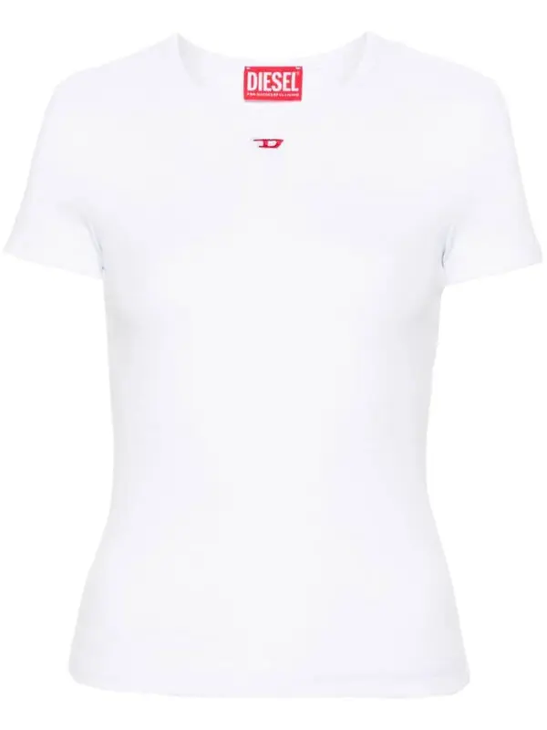 Diesel Stretch Cotton T-shirt With Logo