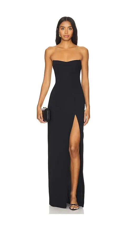 Amanda Uprichard X Ivy Gown - Black