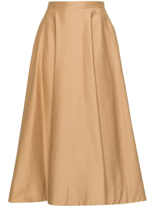 BLANCA VITA Gengy Midi Skirt - Neutrals