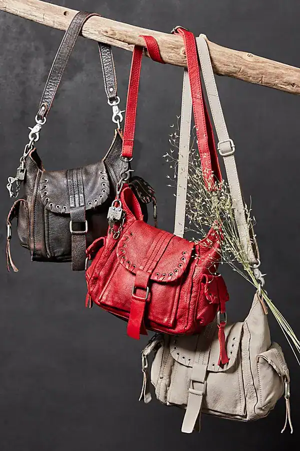 Free People We The Free Baby Leigh Distressed Tote - Black