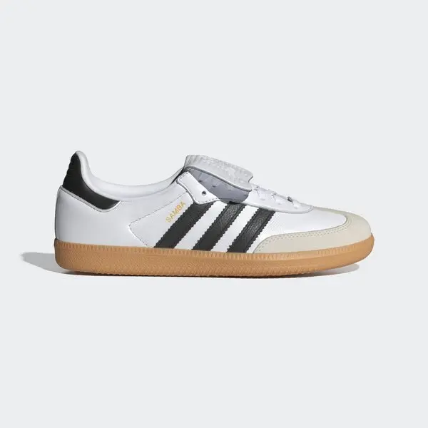 Adidas Samba Long Tongue Sneakers - Cloud White / Core Black / Gold Metallic