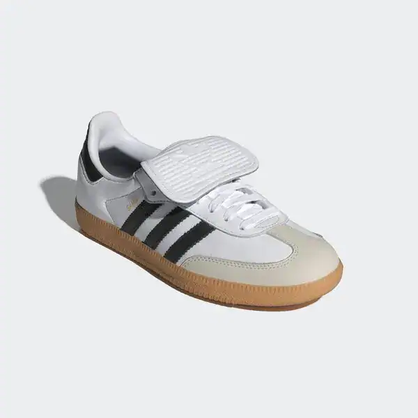Adidas Gazelle Indoor Sneakers - Cloud White / Core Black / Gold Metallic |  Editorialist