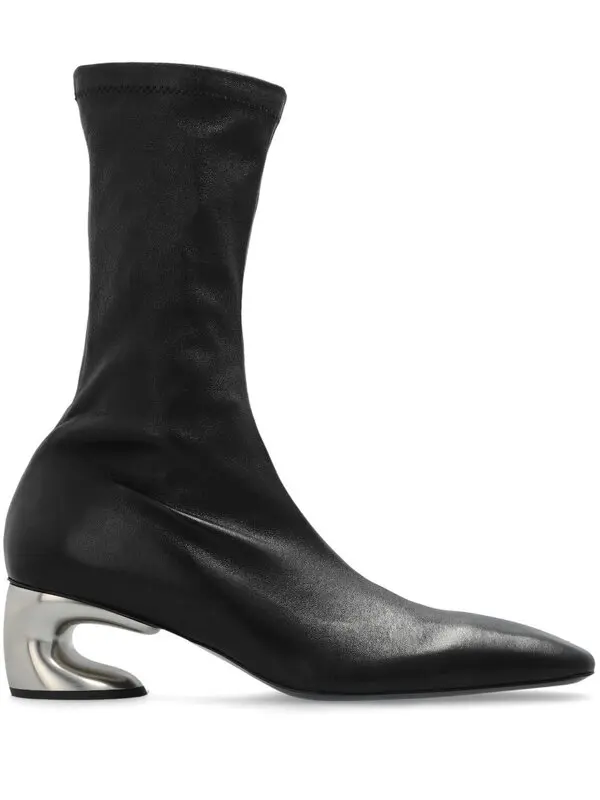 JIL SANDER 60mm Contrast-heel Ankle Boots