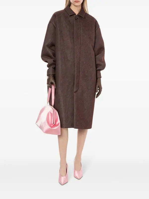 Philosophy Di Lorenzo Serafini Mélange-effect Long Coat