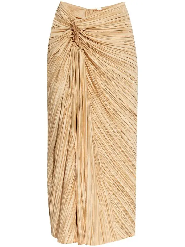 Cult Gaia Sonoma Draped Skirt - Neutrals