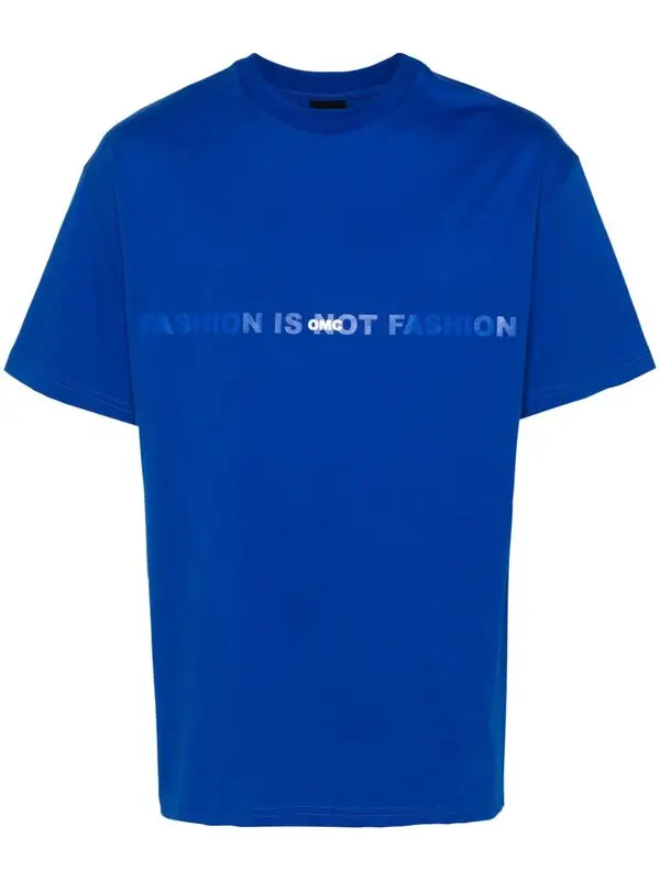 OMC Logo-print T-shirt - Blue