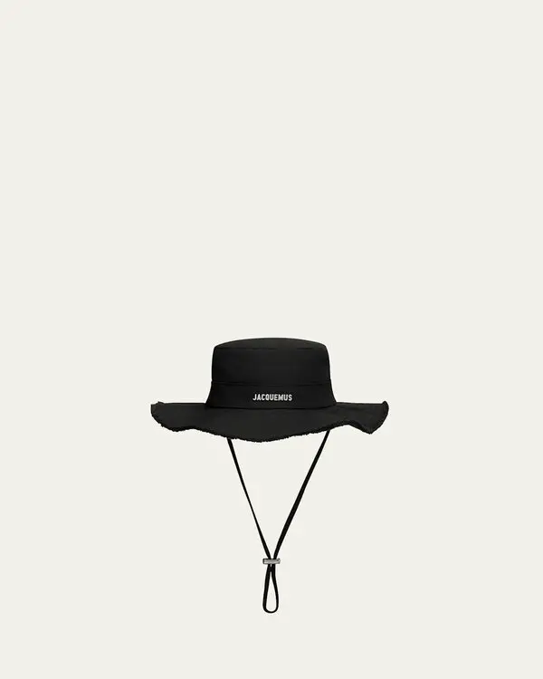 Jacquemus Le Bob Artichaut Bucket Hat - Black