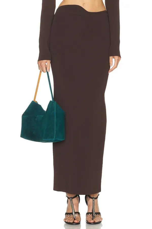 Christopher Esber Maparadita Midi Skirt - Espresso