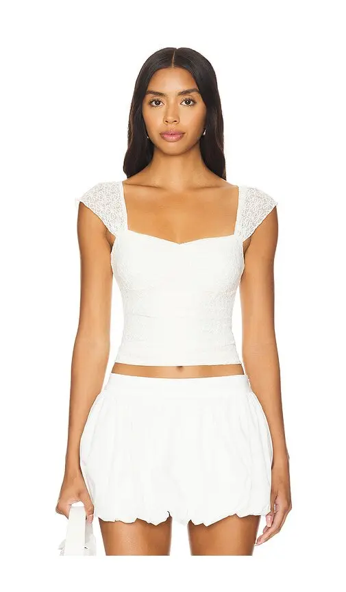 MORE TO COME Kendall Top - Ivory