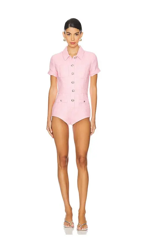Central Park West X Ash Tweed Romper