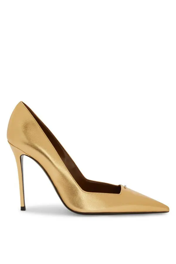 GIUSEPPE ZANOTTI Raquel 105 Laminated Leather Pumps