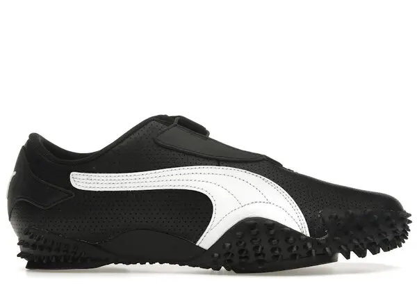 PUMA Mostro Perforated Leather Sneakers - Black/white
