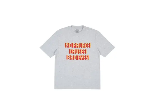 PALACE Bad Eye T-shirt - Grey Marl/orange
