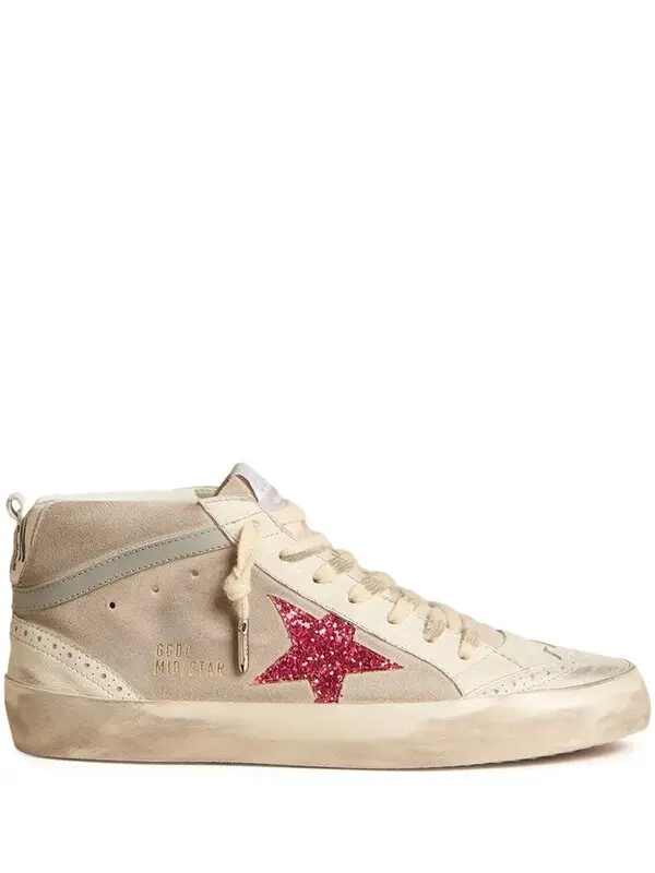 Golden Goose Mid Star Sneakers - Neutrals