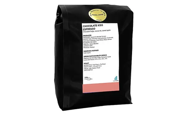 GOCOFFEEGO Flatlands Chocolate Kiss Espresso 2 Pound Bulk Bag