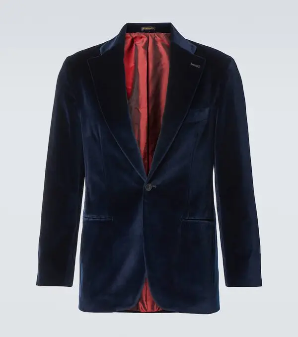 Rubinacci Cotton Velvet Blazer