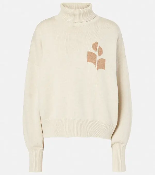 MARANT ETOILE Nash Turtleneck Sweater - Grey