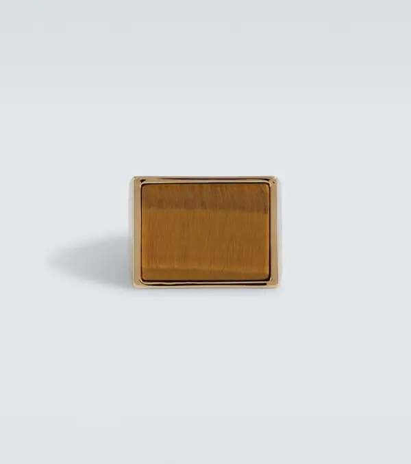 Dries Van Noten Ring With Tiger Eye
