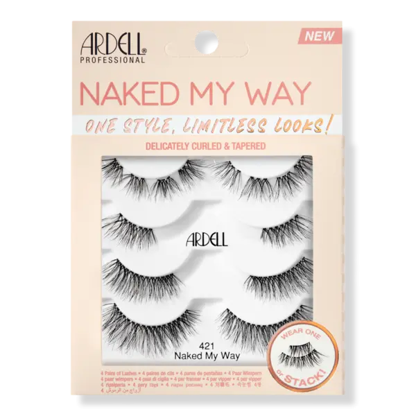 ARDELL Naked My Way 421 Customizable False Lash Multipack