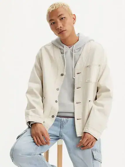 Levi'S Union Engineer Cardigan - Ecru | Editorialist