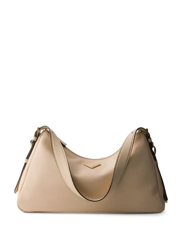 Prada Large Aimée Shoulder Bag - Brown