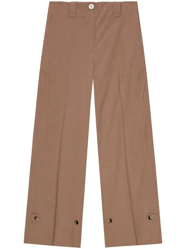 GANNI Adjustable-leg Tailored Trousers
