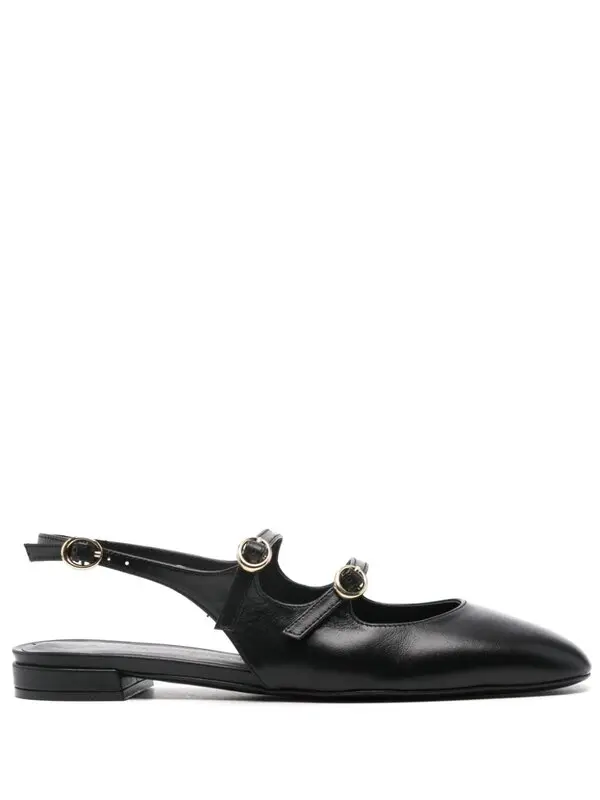 STUART WEITZMAN Benni Mj Ballerinas - Black