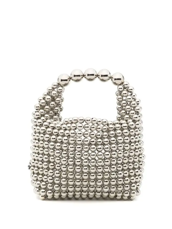 0711 TBILISI Mini Jodie Tote Bag - Silver