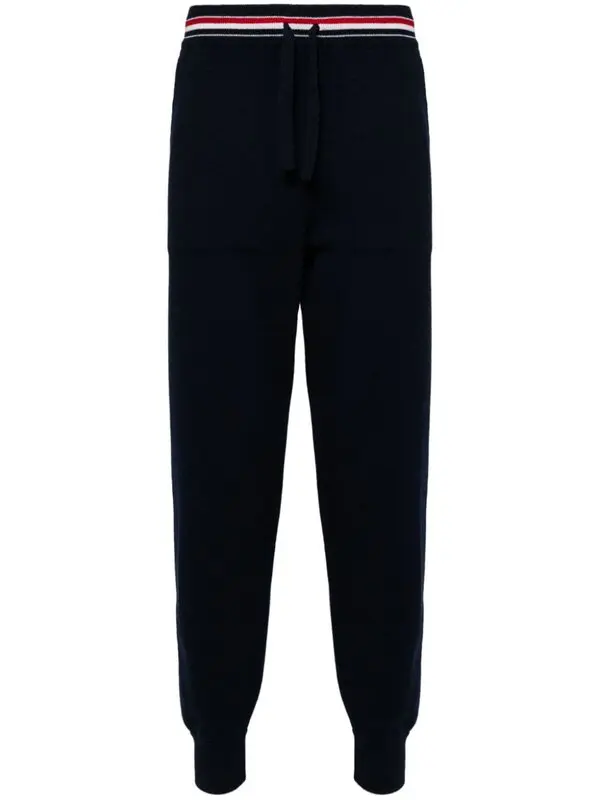 Thom Browne Rwb Stripe Track Pants - Blue