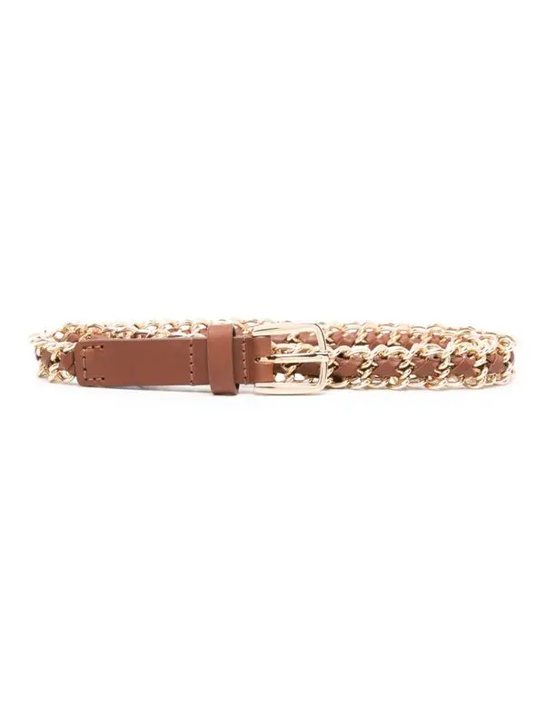 Ba&sh Chain-link Belt - Brown