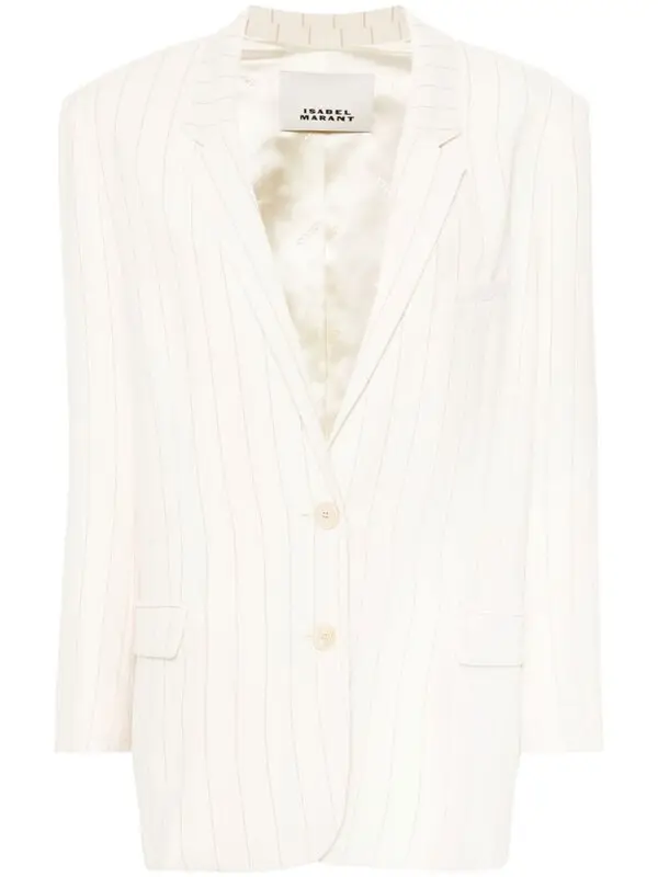 Isabel Marant Oceany Striped Blazer - Neutrals