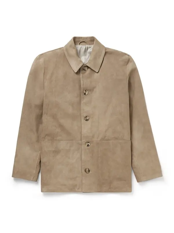 SAMAN AMEL Suede Chore Jacket