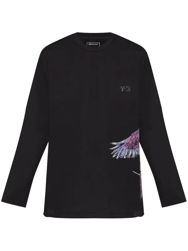 Y3 X Adidas Graphic-print T-shirt