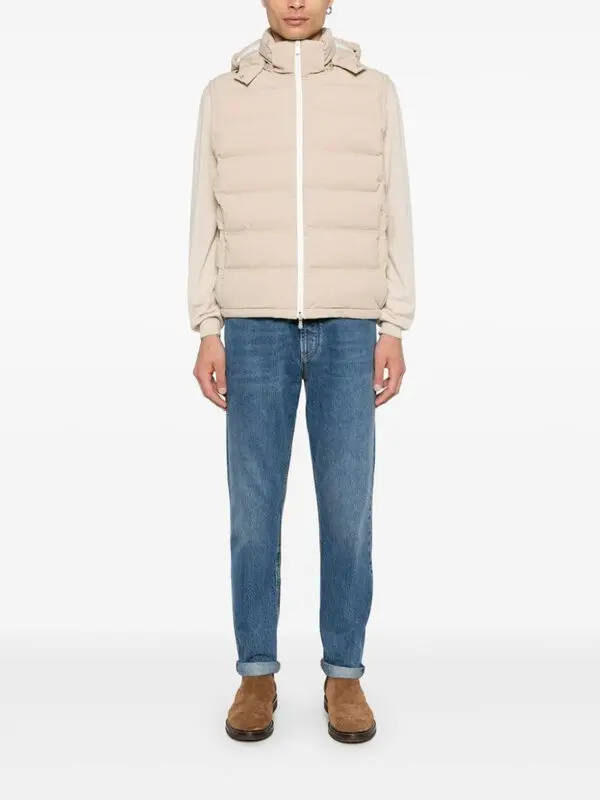 Brunello Cucinelli Logo-embroidered Jeans