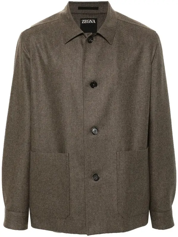 Zegna Wool Shirt Jacket