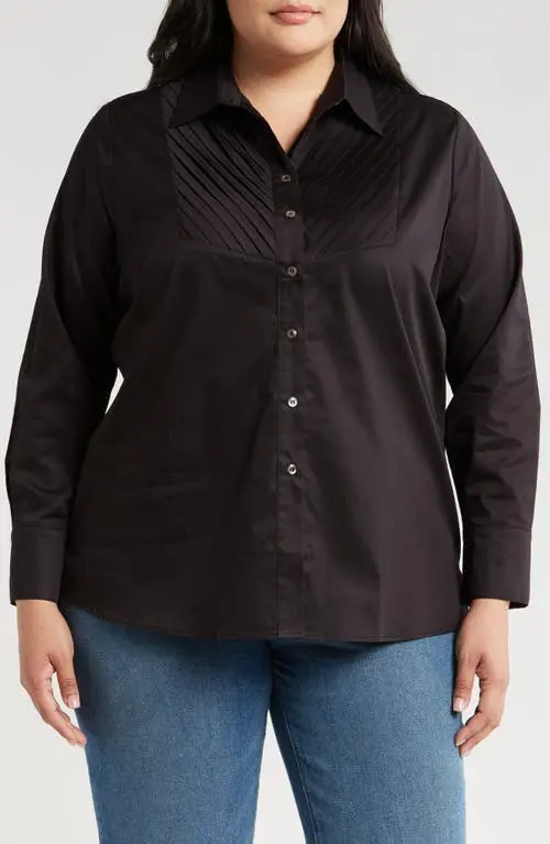 HARSHMAN Kaliyah Pleated Button-up Shirt