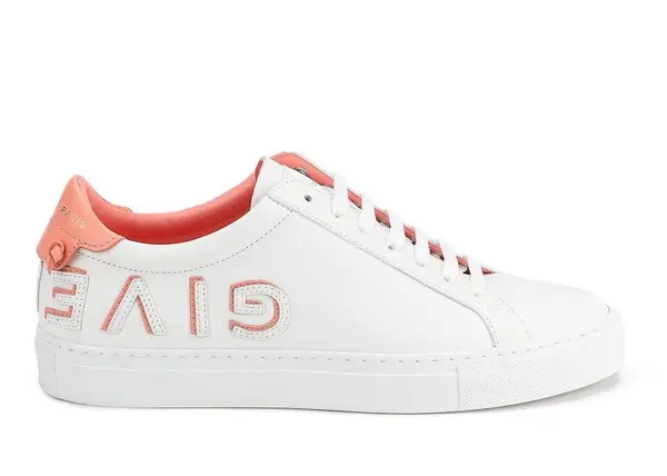 Givenchy Urban Street Low Logo Sneakers - White/flamingo