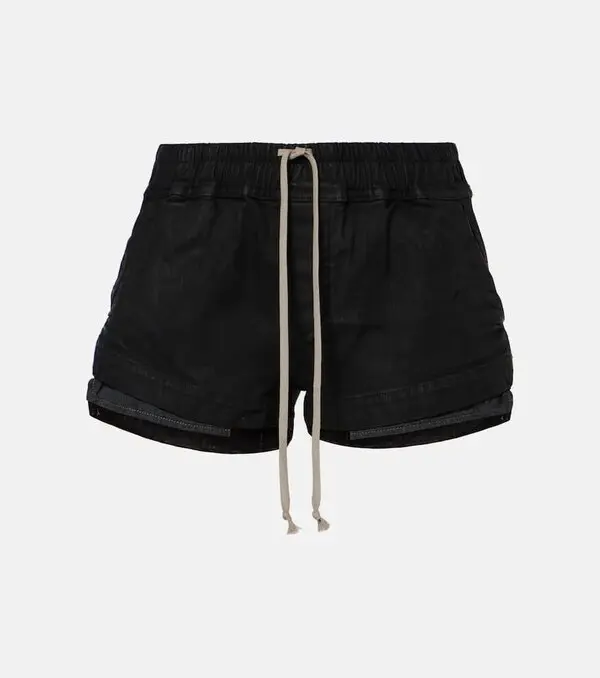 Buy Rick Owens Fog Denim Shorts Black At 30% Off Editorialist