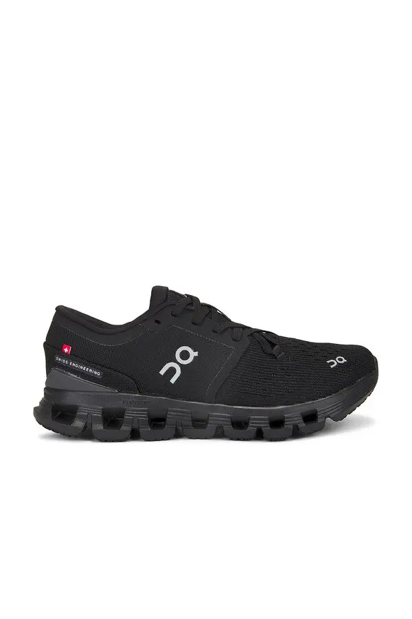 On Cloud X 4 Sneakers - Black & Eclipse