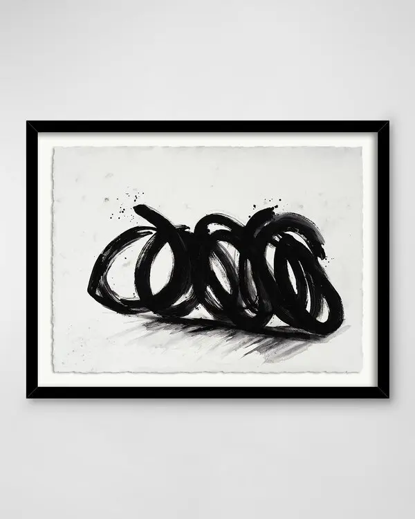 RFA FINE ART Vital 4" Framed Hand-embellished Giclee H. Scott