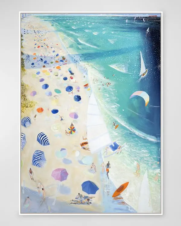 RFA FINE ART Beach Club" Hand-embellished Giclee Joe Davis