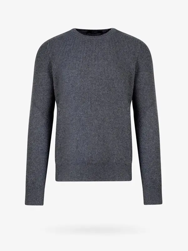 NUGNES 1920 Ribbed Cashmere Sweater - Grey