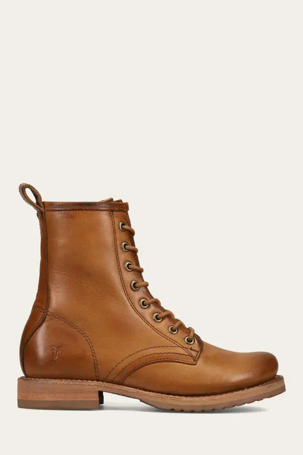 Frye Veronica Flex Combat Boots - Denim
