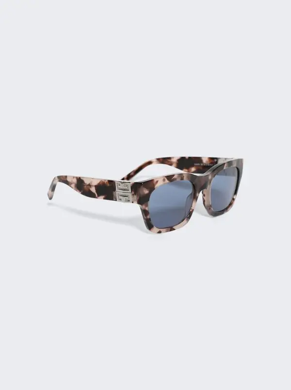 Givenchy 4g Square Frame Sunglasses - Coloured Havana